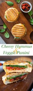 Cheesy Hummus and Veggie Panini - The Live-In Kitchen