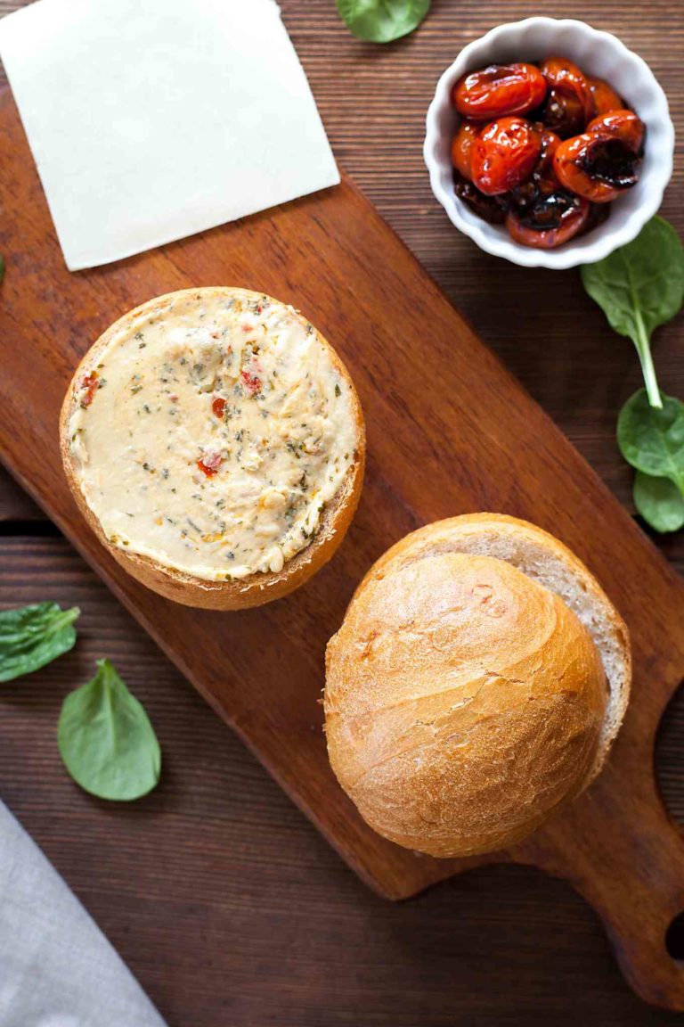 Cheesy Hummus and Veggie Panini - The Live-In Kitchen