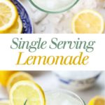 Single Serving Lemonade - The Live-In Kitchen