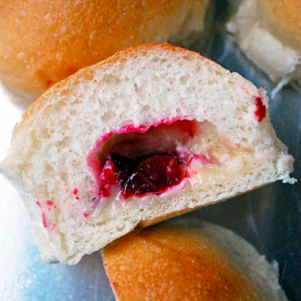 Brie and Cranberry Stuffed Rolls - The Live-In Kitchen