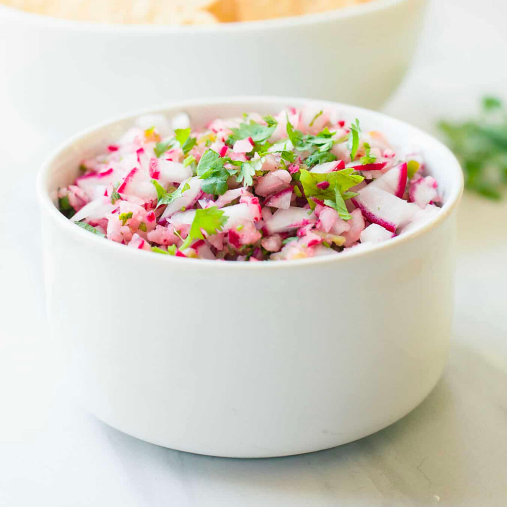 Radish Salsa - Fresh and Healthy! - The Live-In Kitchen