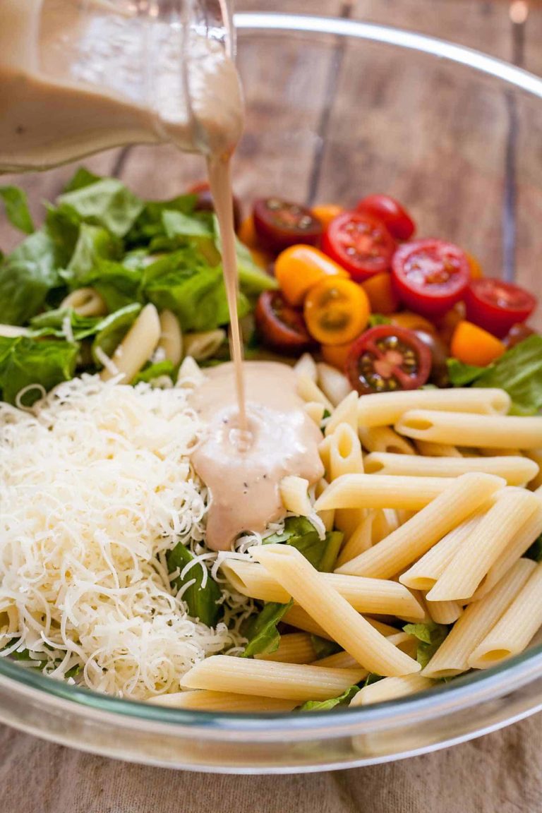 Caesar Pasta Salad - The Live-In Kitchen