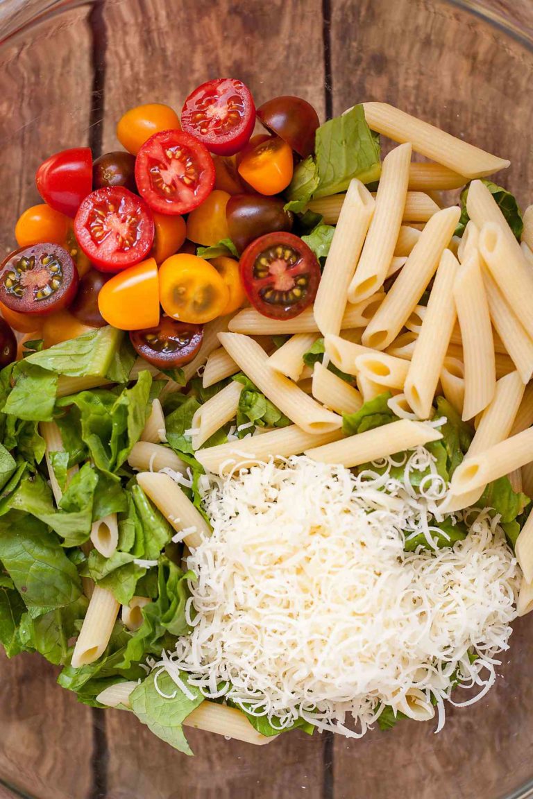 Caesar Pasta Salad - The Live-In Kitchen