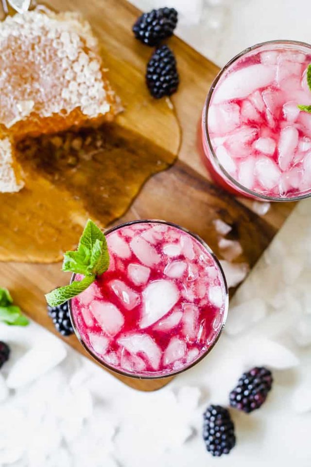 Blackberry Gin Smash - The Live-In Kitchen