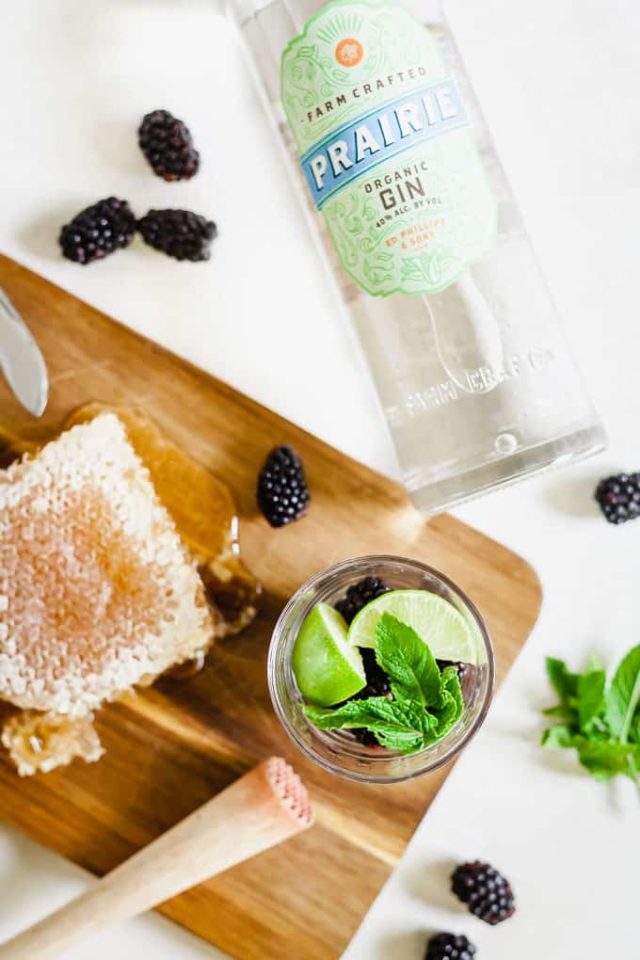 Blackberry Gin Smash - The Live-In Kitchen