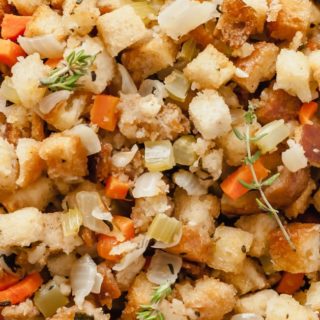 The Best Simple Vegetarian Stuffing Recipe - The Live-In Kitchen