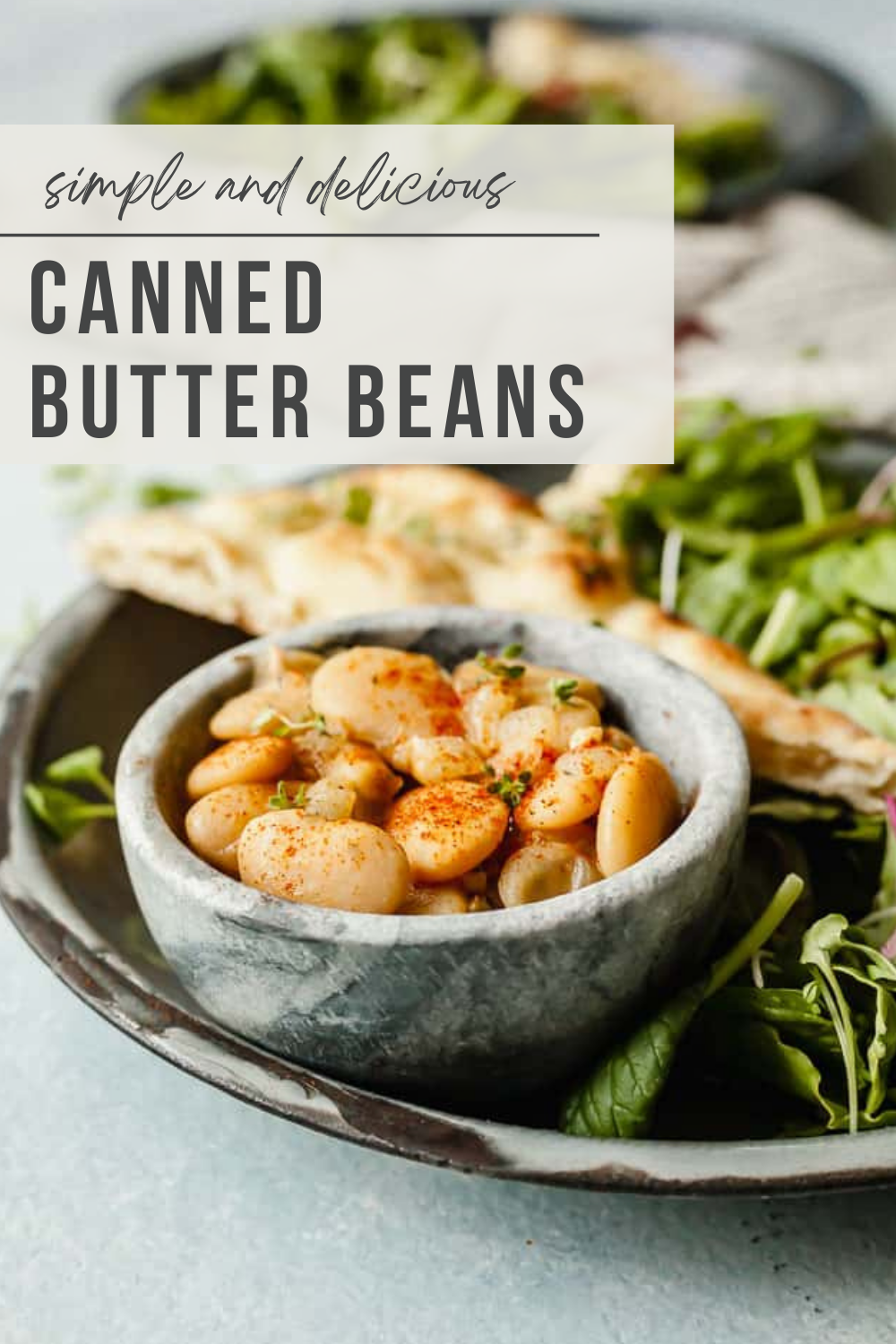 Easy Vegan Butter Bean Recipe {Video} - The Live-In Kitchen