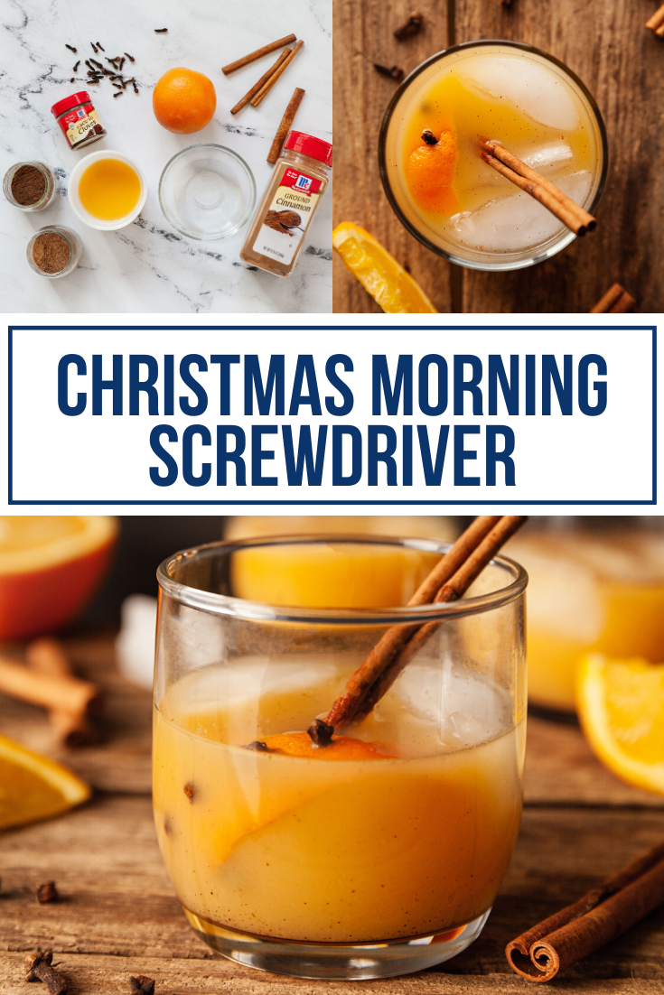Spiced Vodka Orange Juice (Screwdriver Cocktail) - The Live-In Kitchen