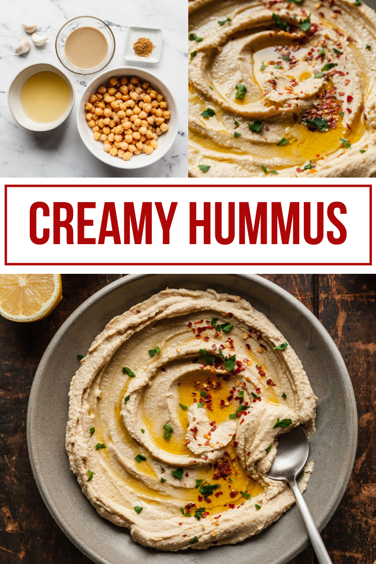 Basic Hummus (Extra Creamy!) - The Live-In Kitchen