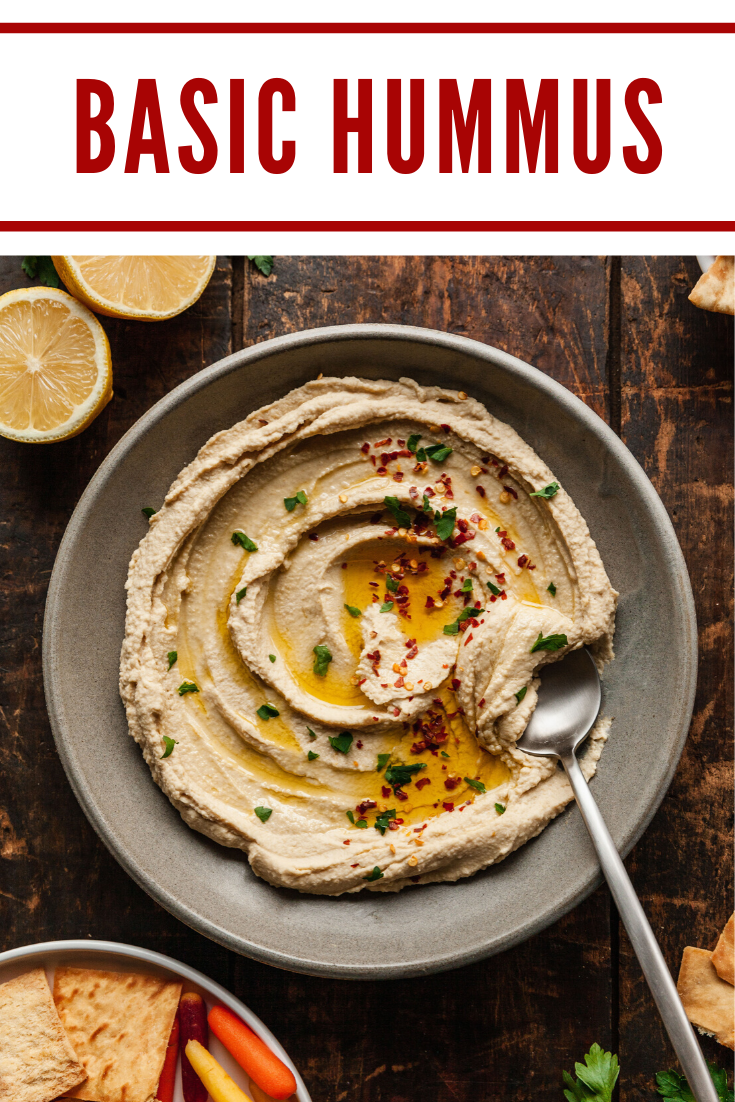 Basic Hummus (Extra Creamy!) - The Live-In Kitchen