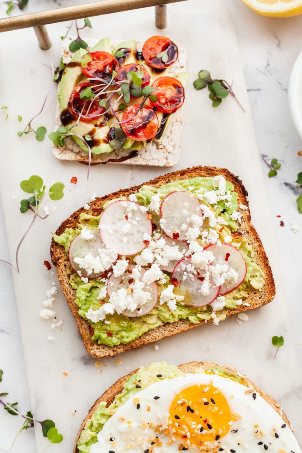 Easy Avocado Toast Bar - Gluten-Free options! - The Live-In Kitchen