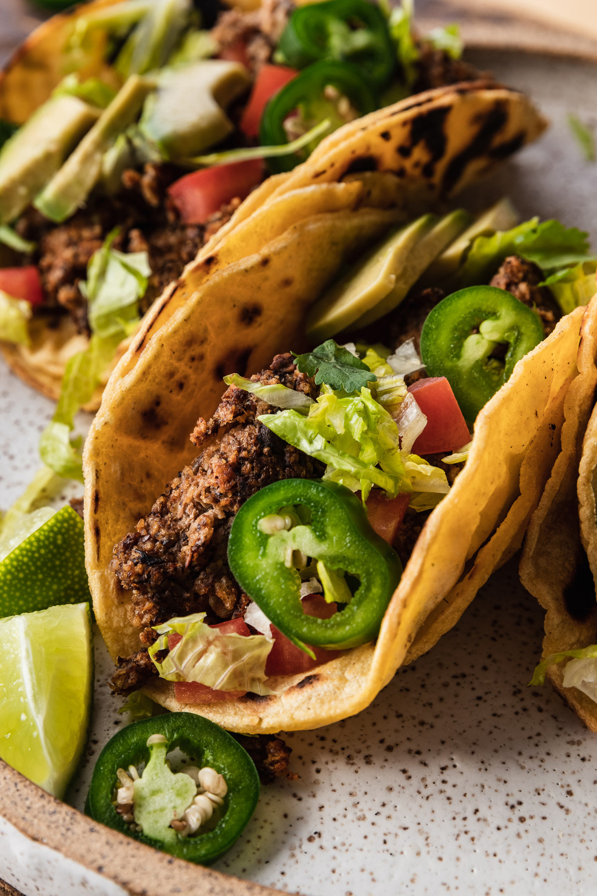 Vegan Mushroom Walnut Taco Meat - The Live-In Kitchen