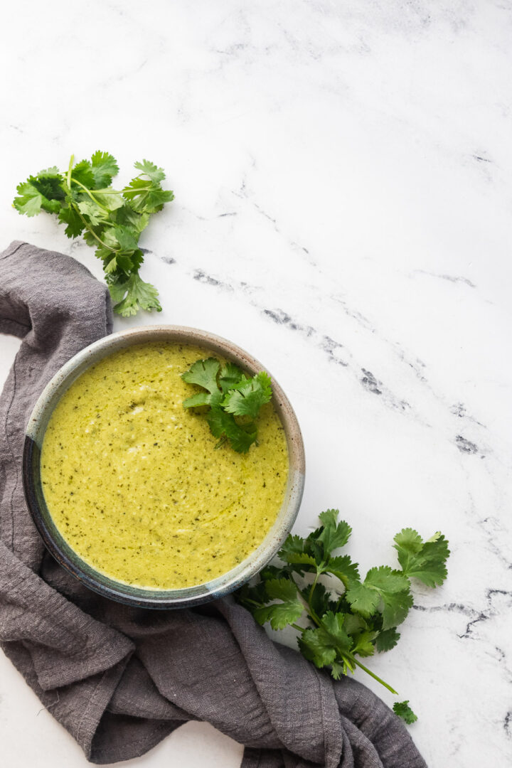 Poblano Cream Sauce Recipe {Video} - The Live-In Kitchen