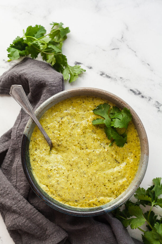 Poblano Cream Sauce Recipe {Video} - The Live-In Kitchen