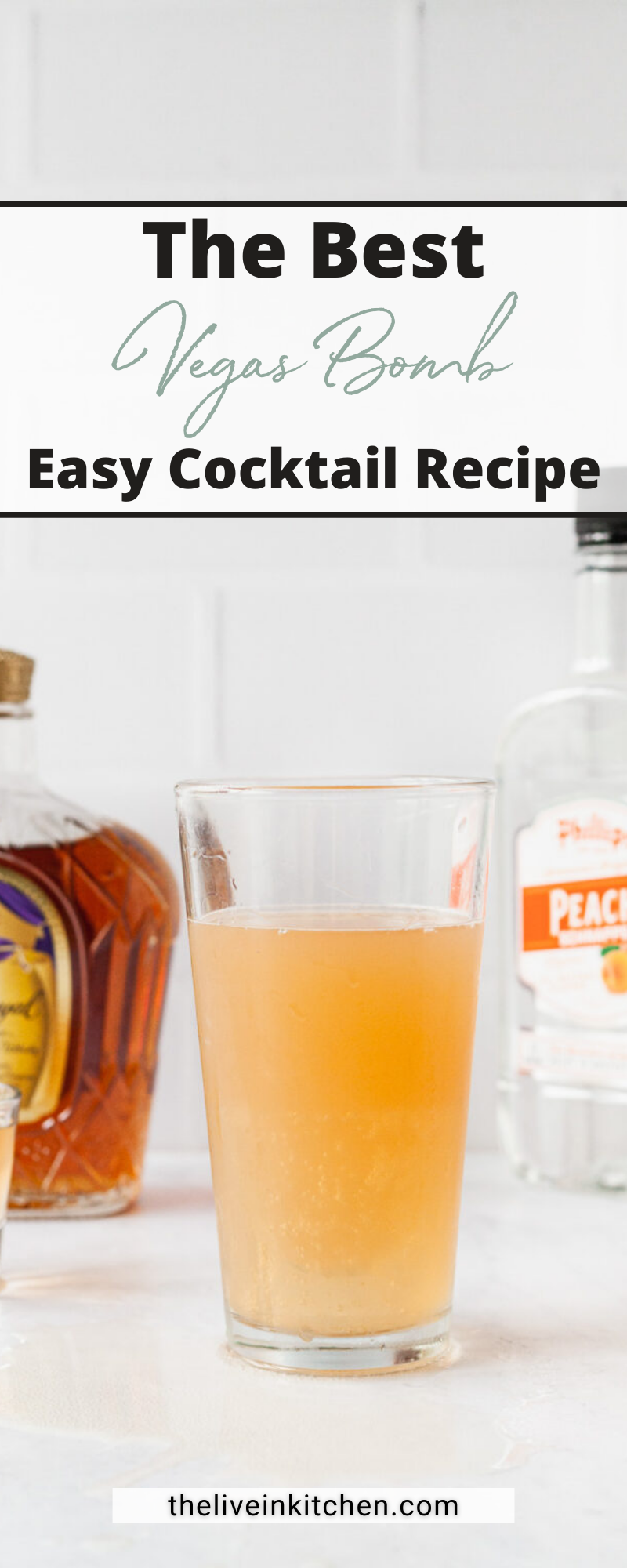 Vegas Bomb Drink Recipe {Natural & Low Sugar} - The Live-In Kitchen