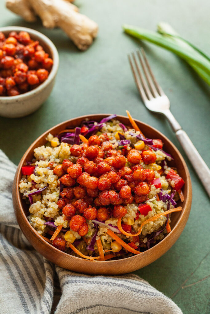Rainbow Quinoa Salad - The Live-In Kitchen