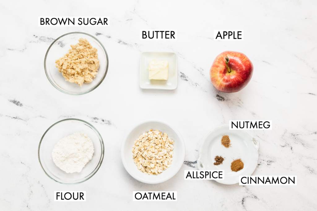 Single Serving Apple Crisp - The Live-In Kitchen