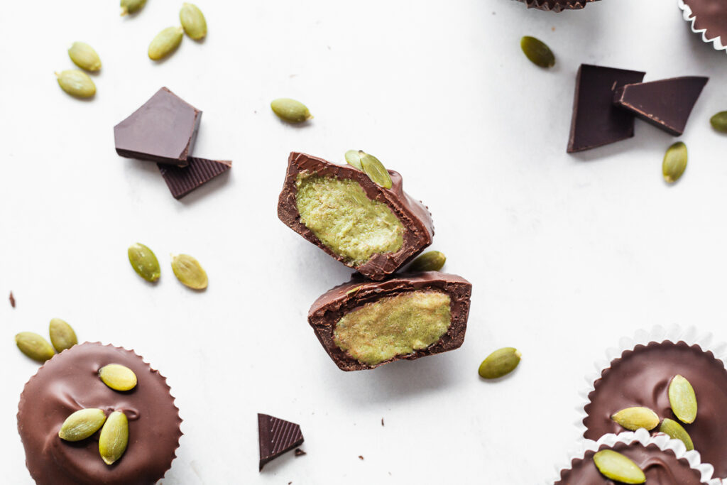 Pumpkin Seed Butter Cups - The Live-In Kitchen