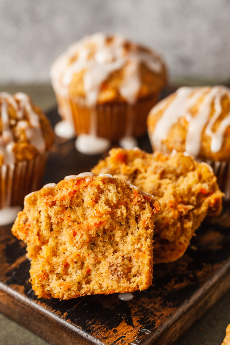 Simple Moist Carrot Muffins - The Live-In Kitchen