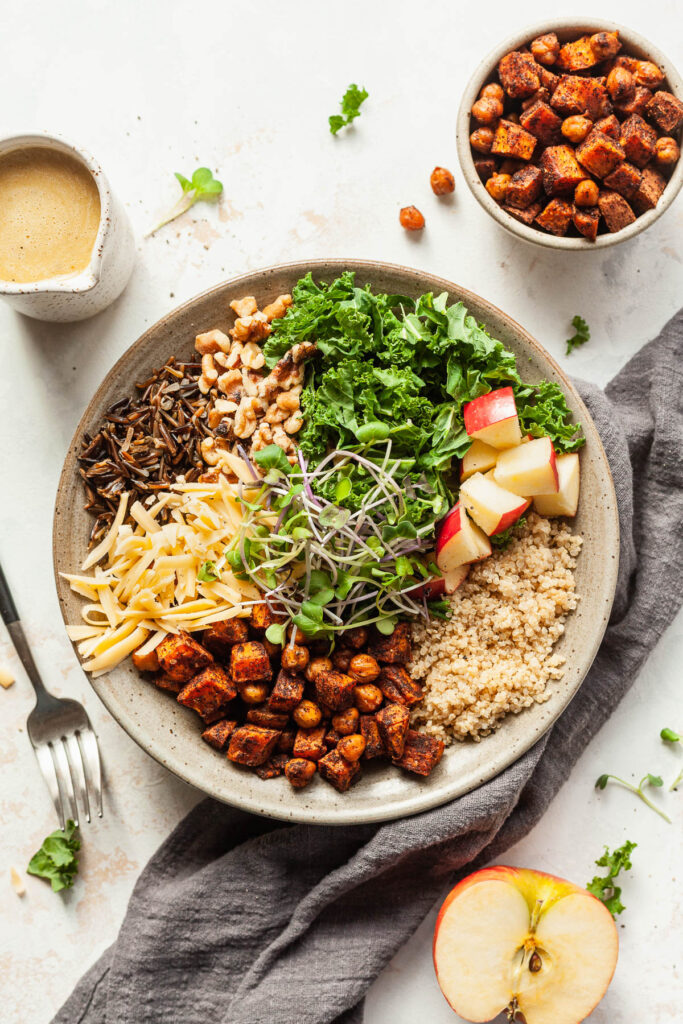 Vegetarian Autumn Grain Bowl - The Live-In Kitchen