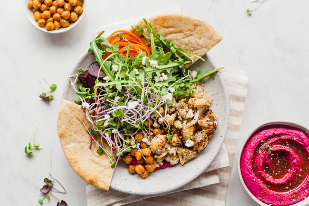 Hummus Bowls - The Live-In Kitchen