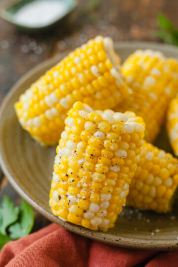 Steamed Corn on the Cob - The Live-In Kitchen