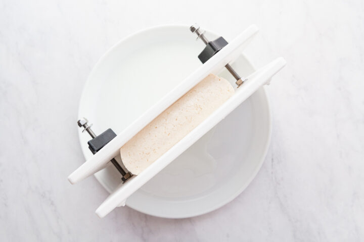 How to Press Tofu With a Tofu Press - The Live-In Kitchen