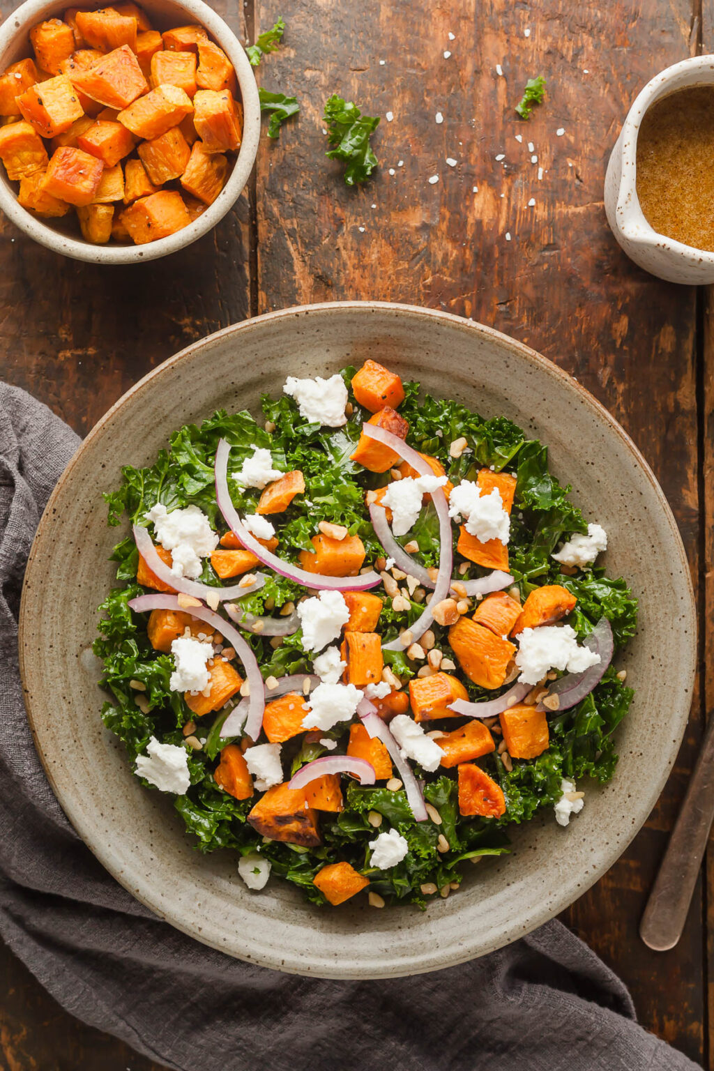 Kale and Sweet Potato Salad - The Live-In Kitchen