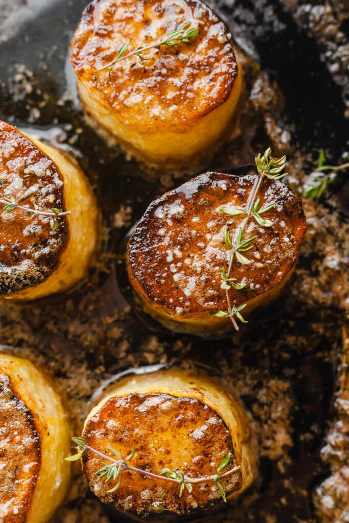 Fondant Potatoes - The Live-In Kitchen