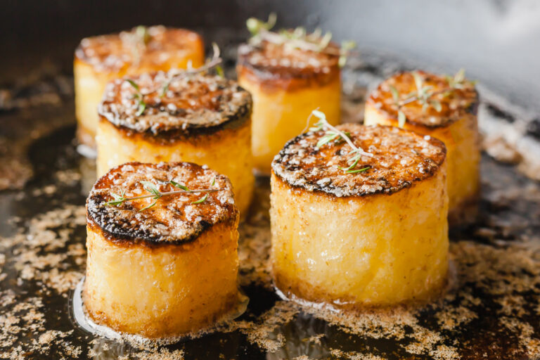 Fondant Potatoes - The Live-In Kitchen