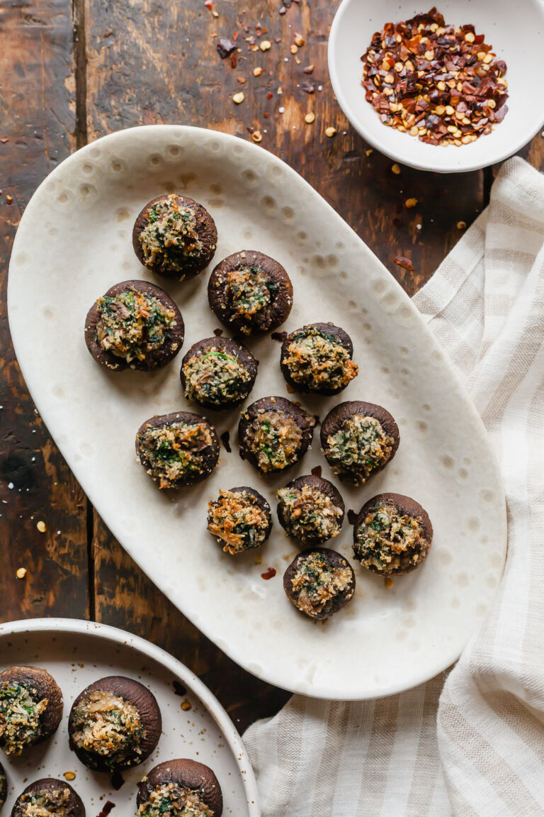 Easy Stuffed Mushroom Appetizer - The Live-In Kitchen