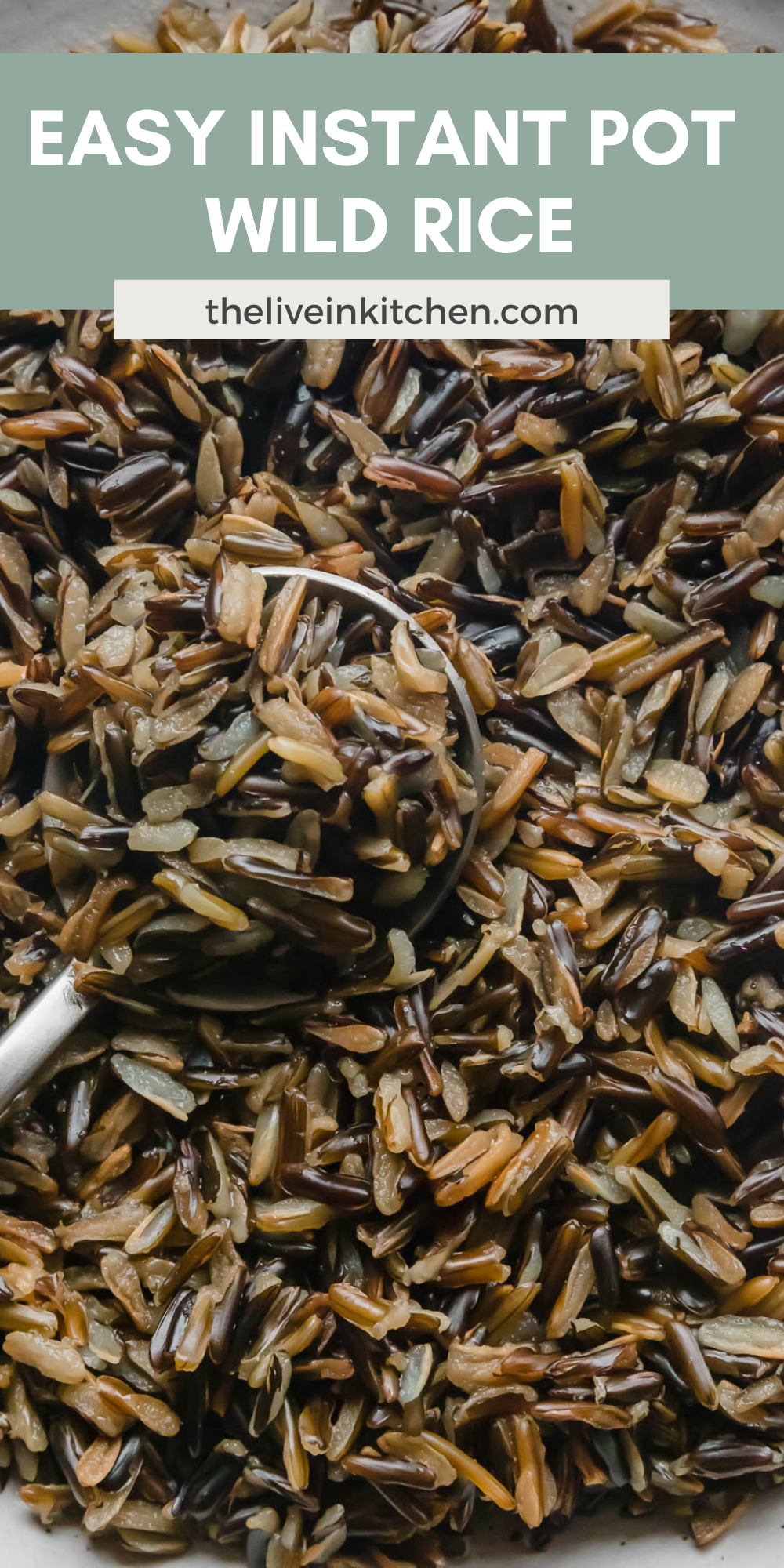 Instant Pot Wild Rice - The Live-In Kitchen