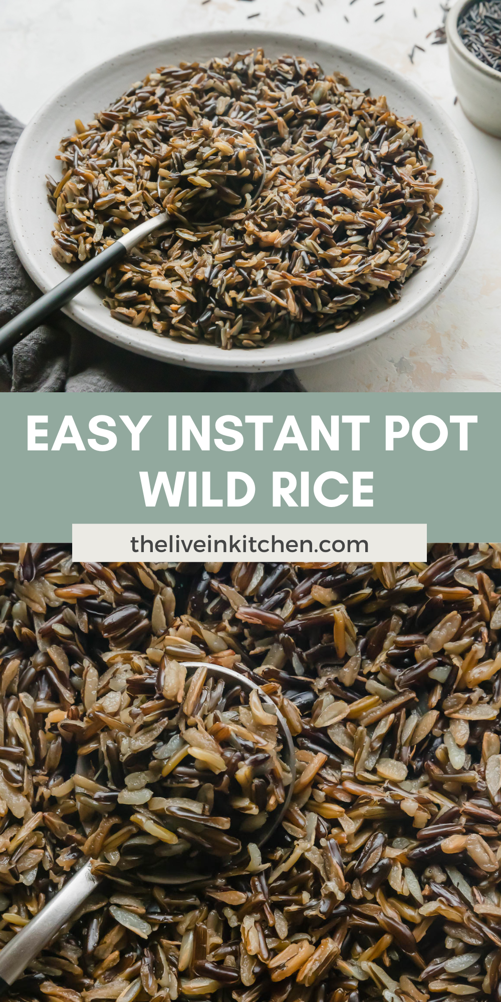 Instant Pot Wild Rice - The Live-In Kitchen