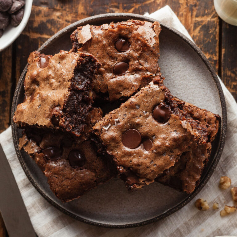 Dark Chocolate Brownies - The Live-In Kitchen