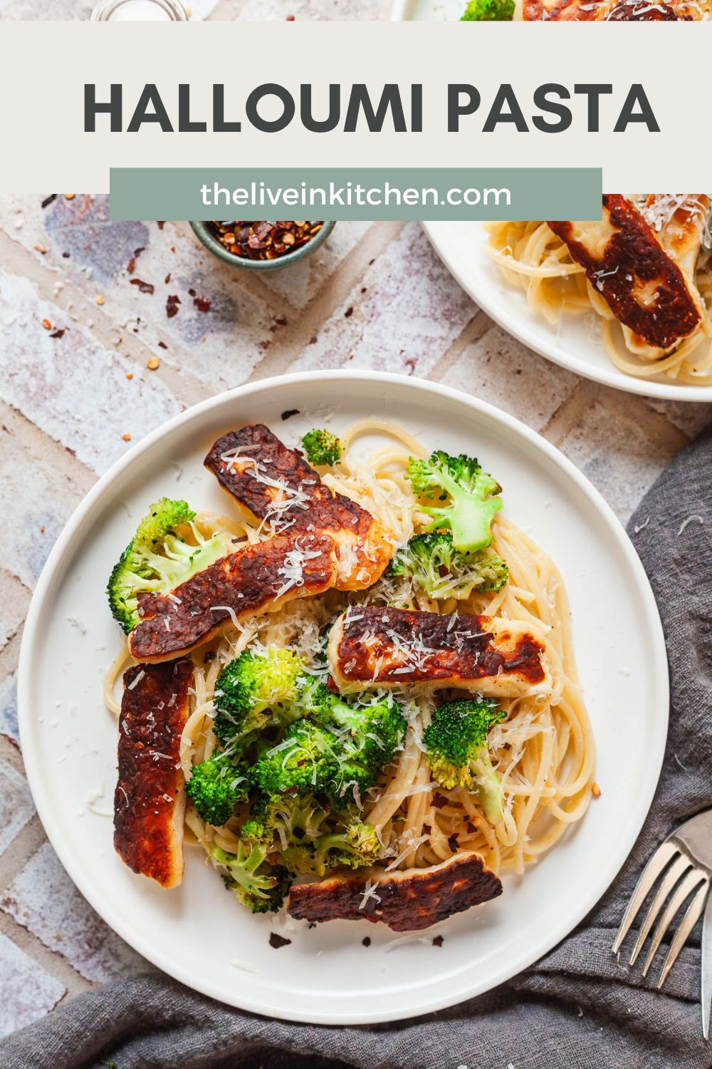 Halloumi Pasta - The Live-In Kitchen