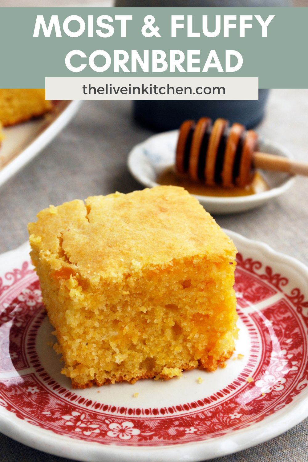 Moist and Fluffy Cornbread - The Live-In Kitchen