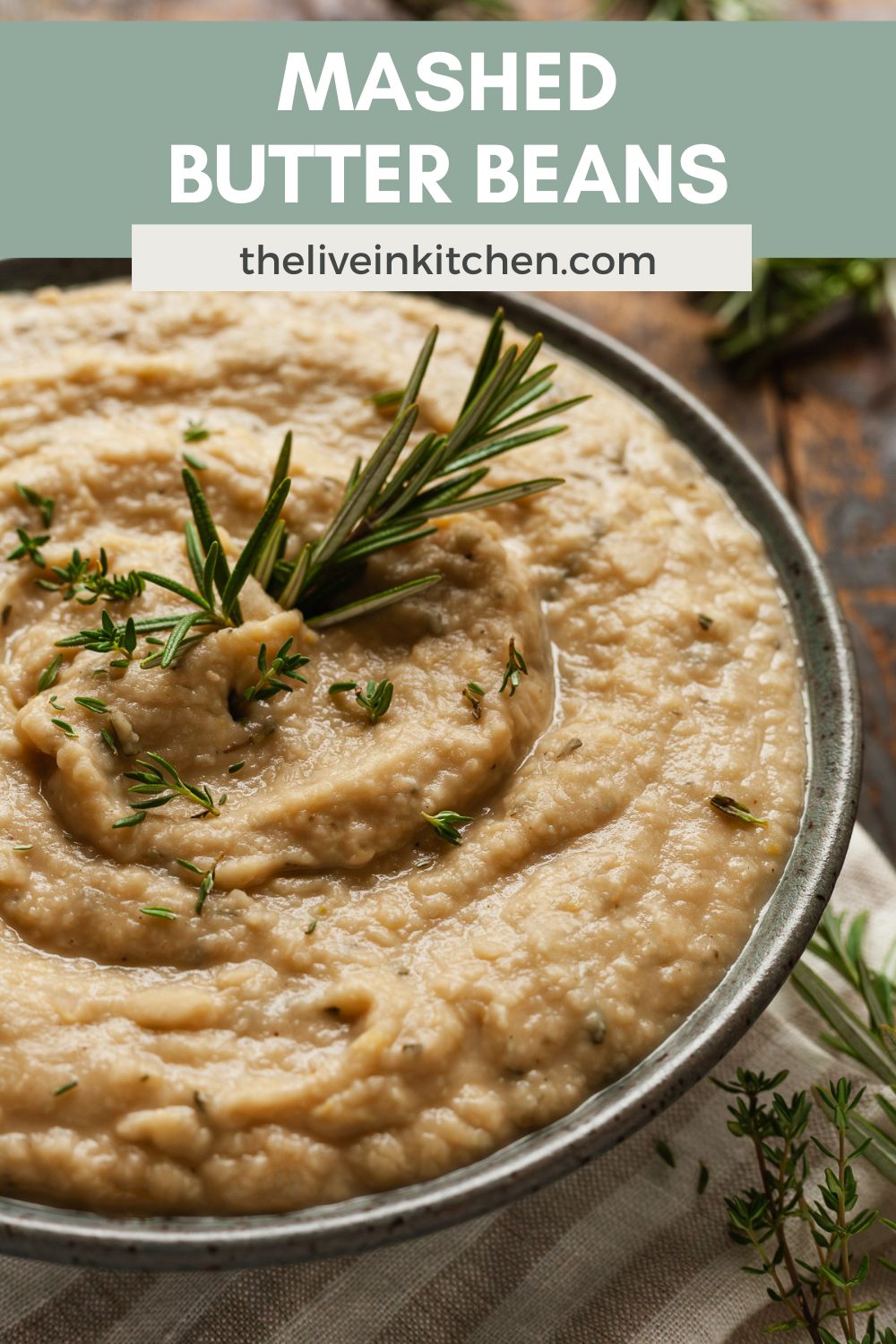 Mashed Butter Beans - The Live-In Kitchen