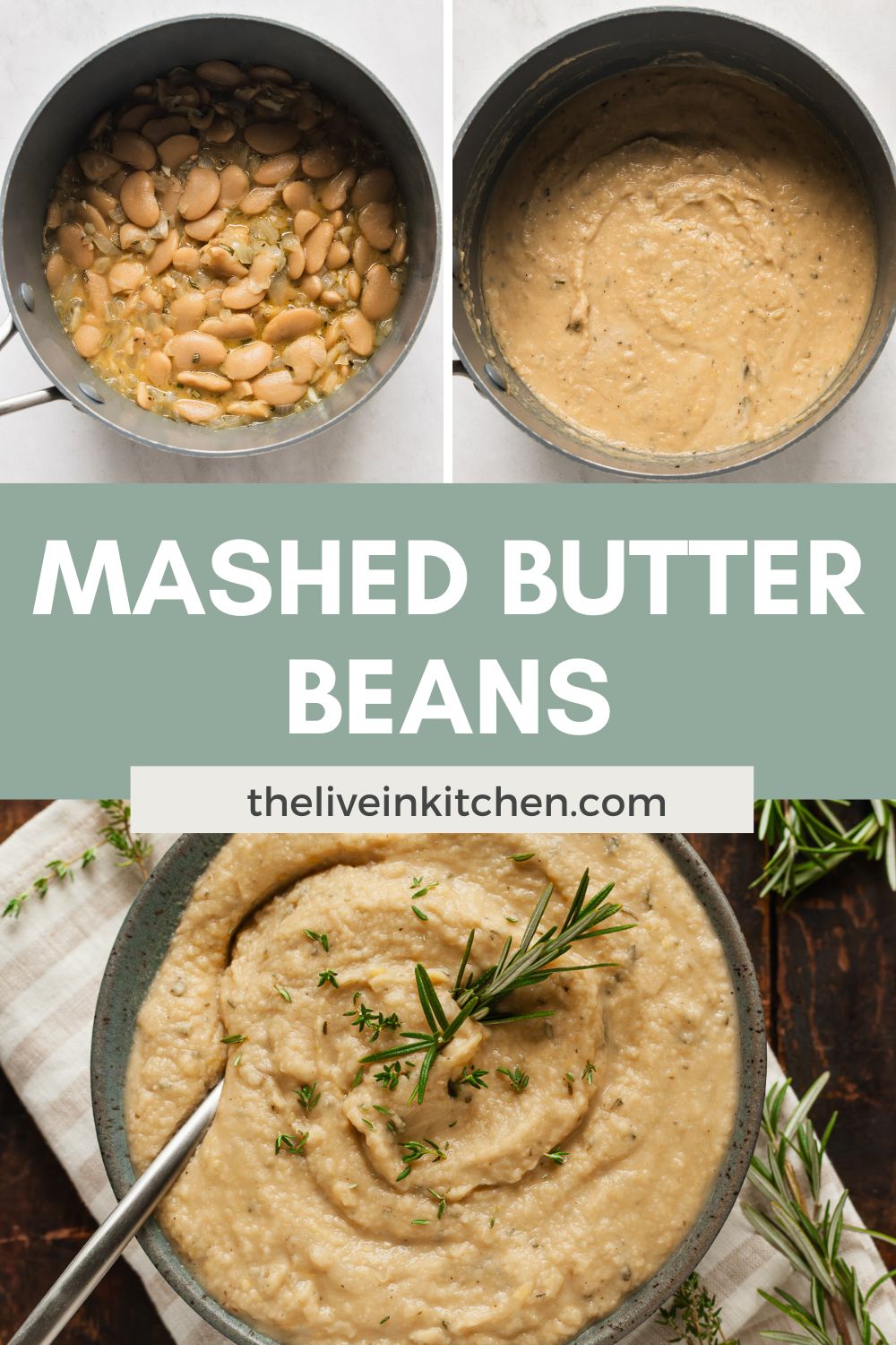 Mashed Butter Beans - The Live-In Kitchen