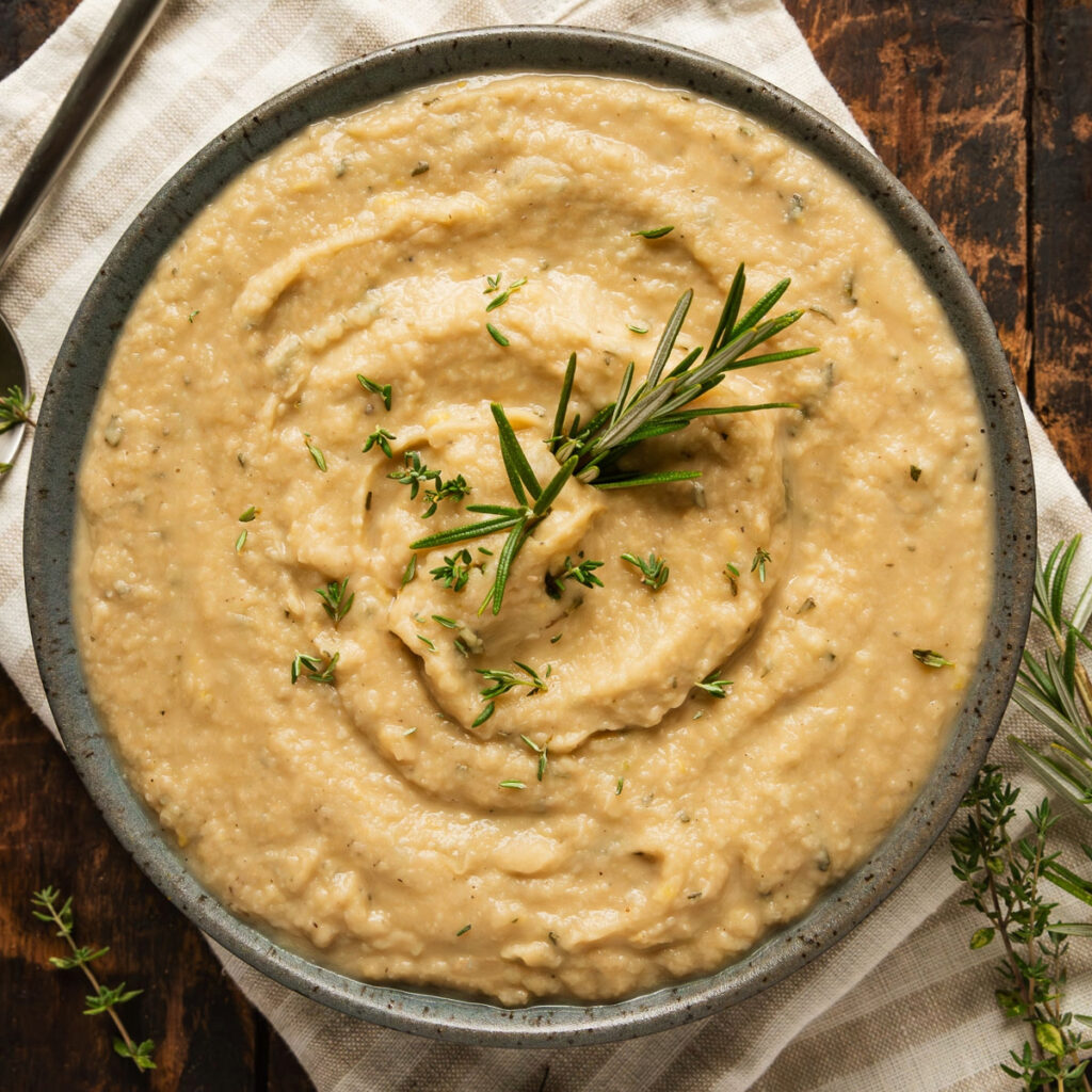 Mashed Butter Beans - The Live-In Kitchen