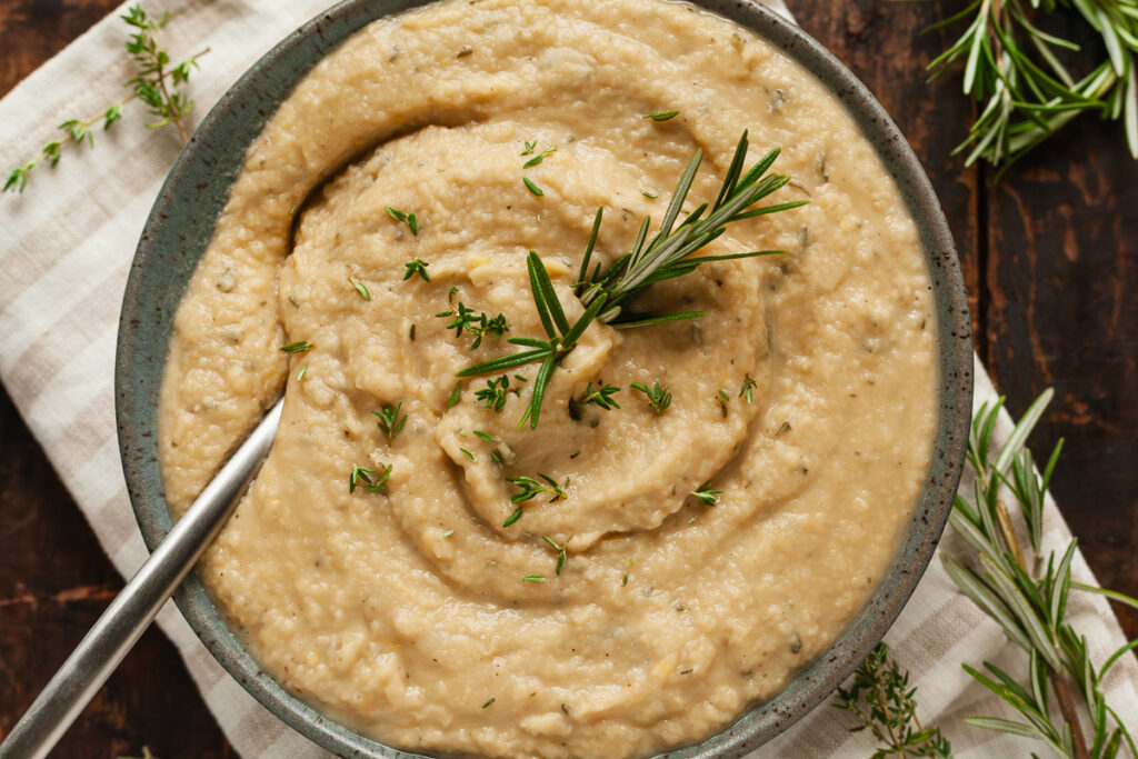 Mashed Butter Beans - The Live-In Kitchen