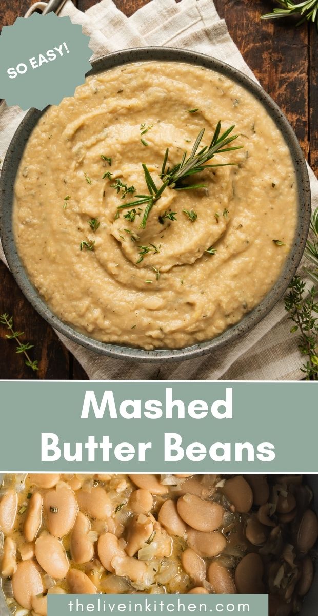 Mashed Butter Beans - The Live-In Kitchen
