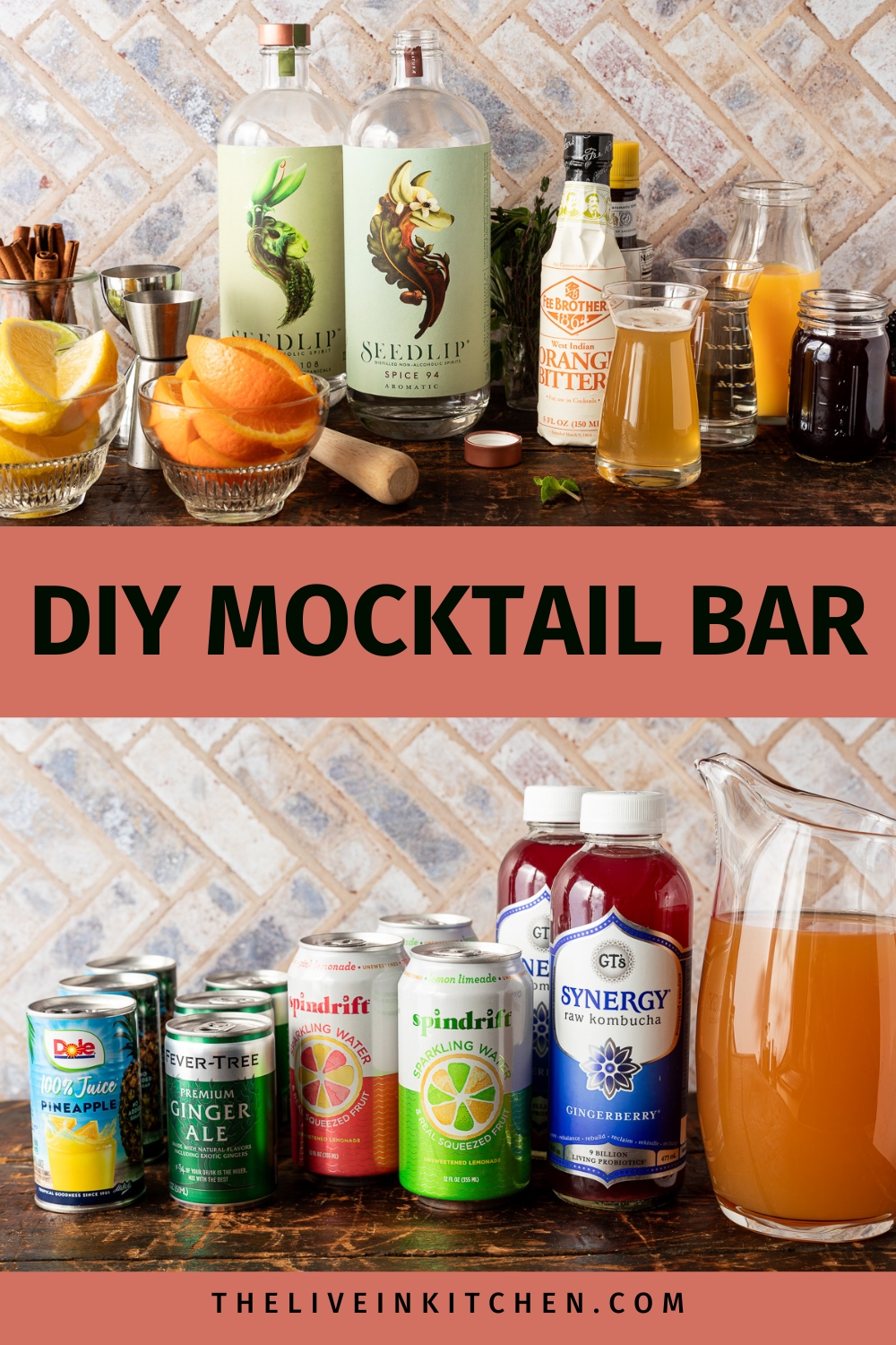 Mocktail Bar Ideas - The Live-In Kitchen
