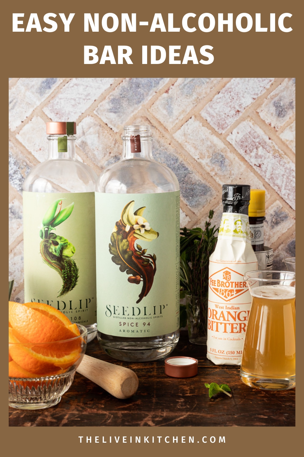 Mocktail Bar Ideas - The Live-In Kitchen