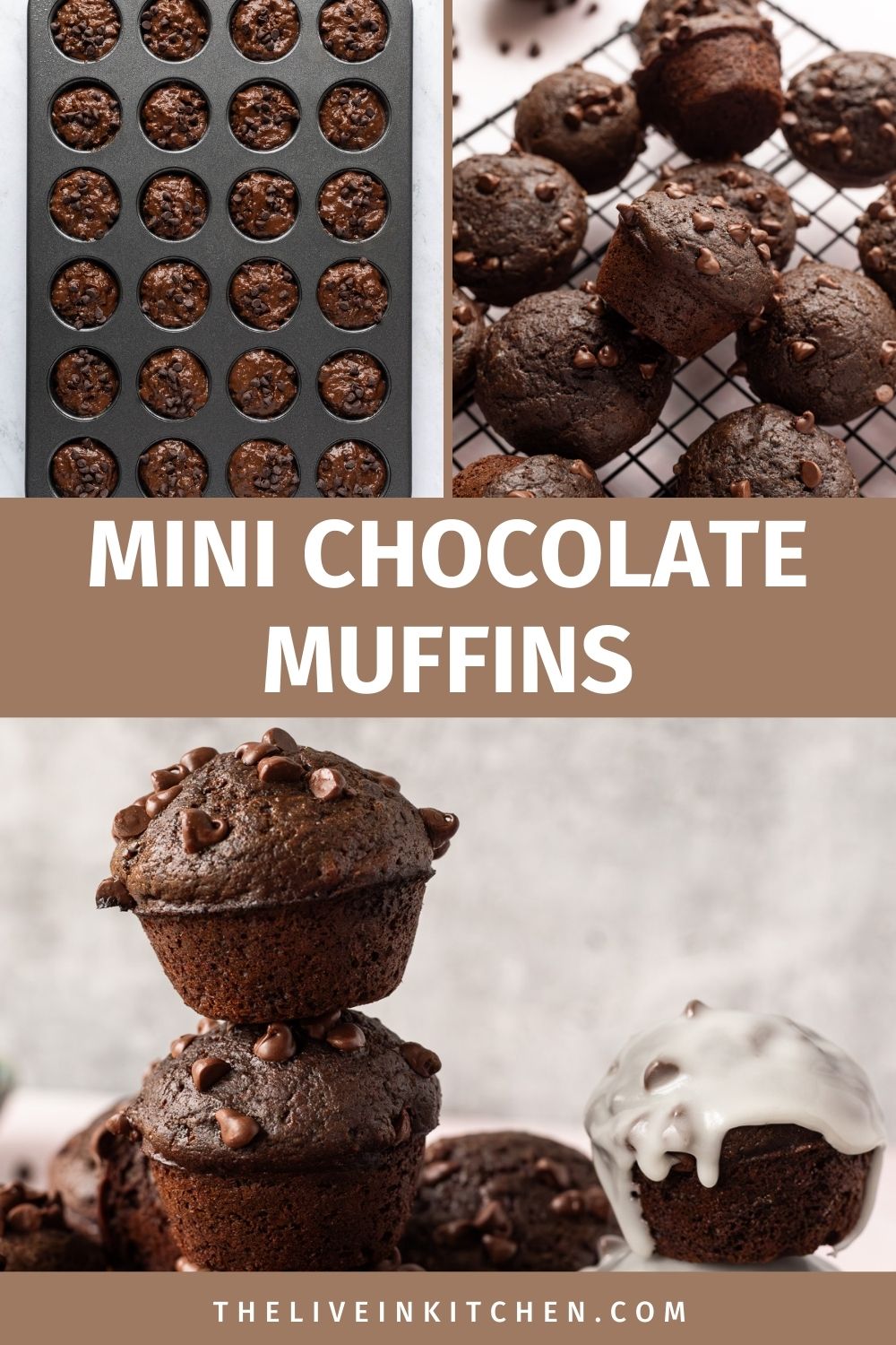 Mini Chocolate Muffins - The Live-In Kitchen