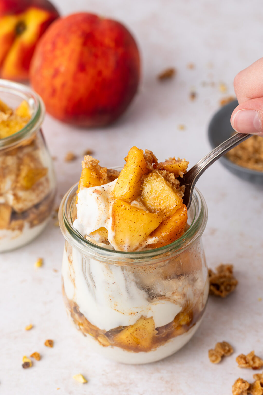 Peach Parfaits - The Live-In Kitchen