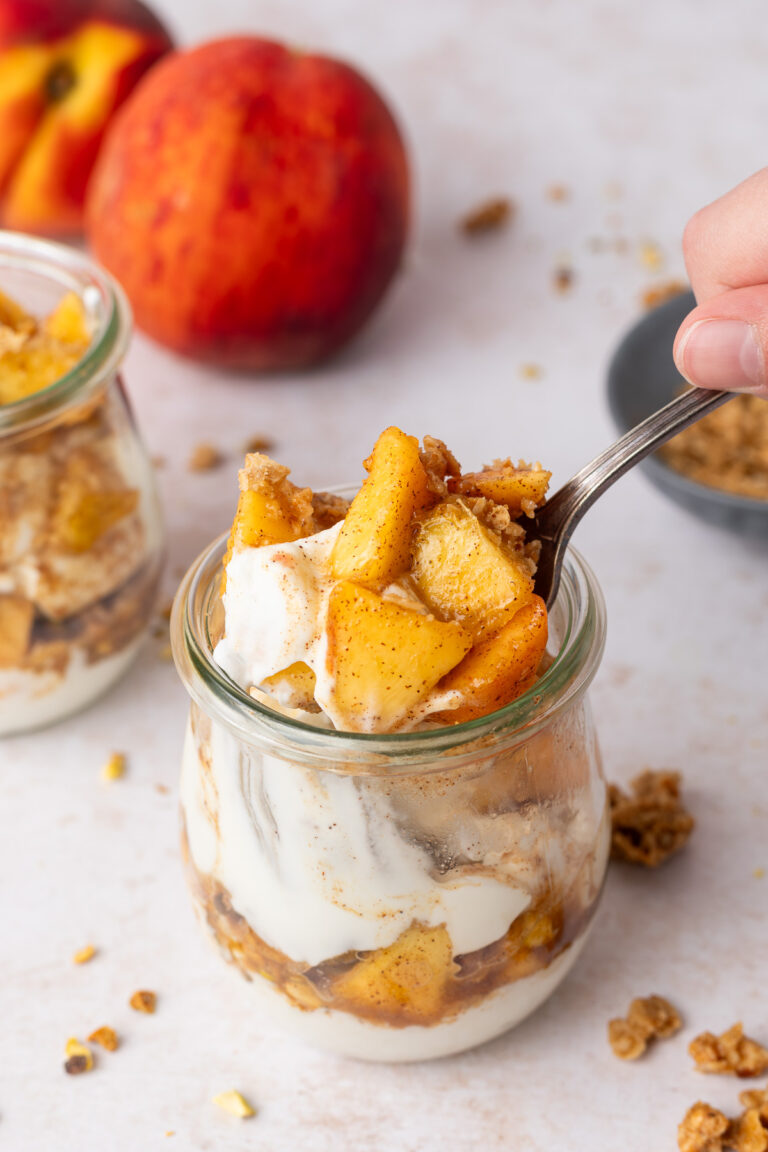 Peach Parfaits - The Live-In Kitchen