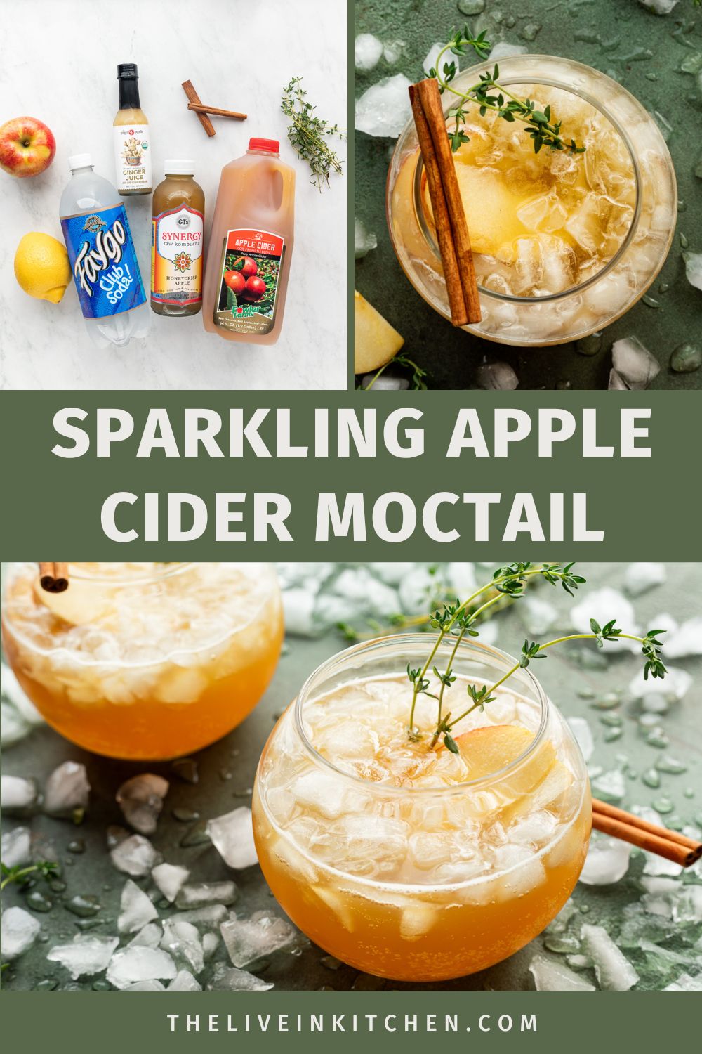 Apple Cider Mocktail - The Live-In Kitchen