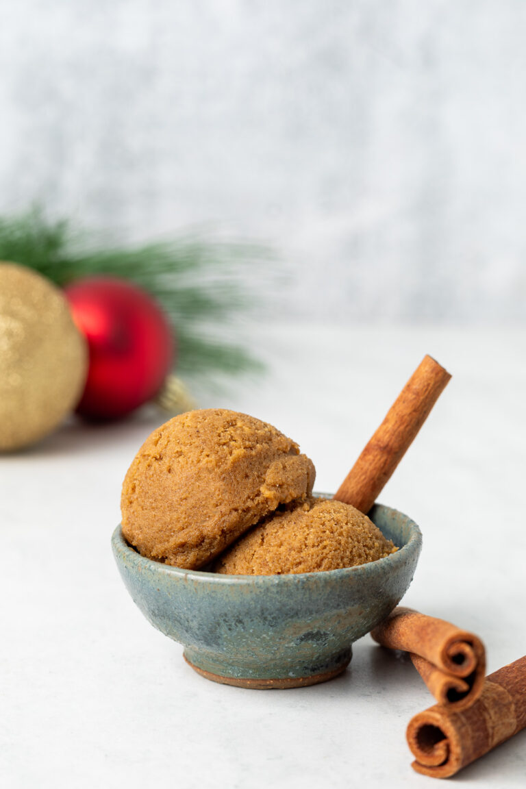 Edible Gingerbread Cookie Dough - The Live-In Kitchen