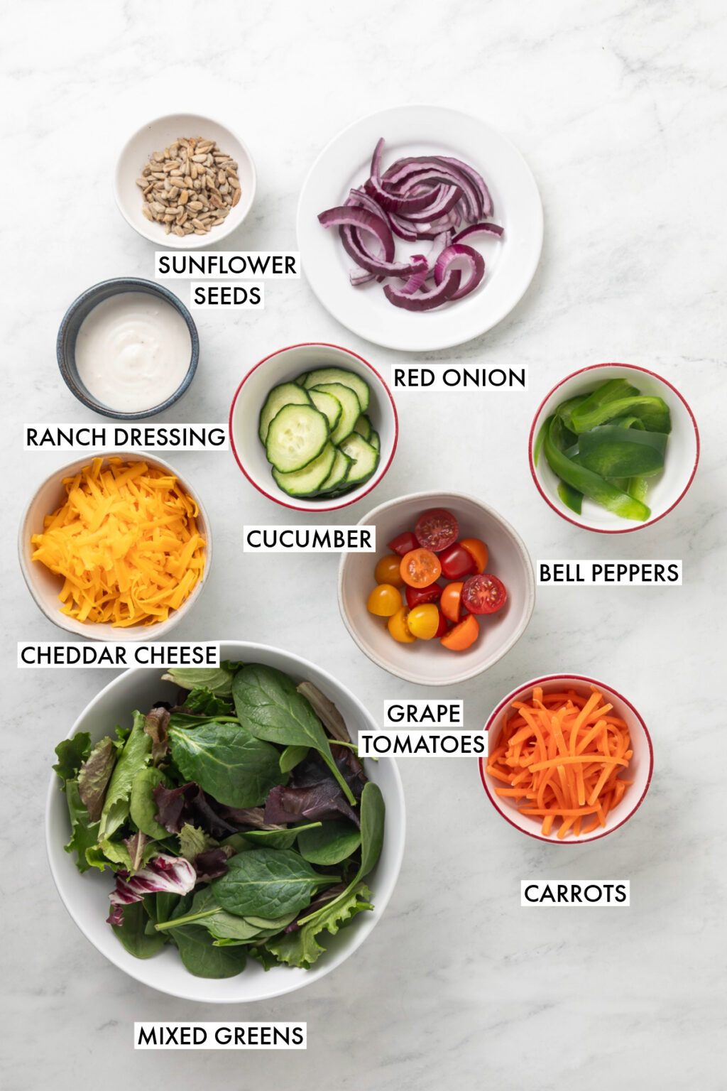 Salad Bar Salad - The Live-In Kitchen