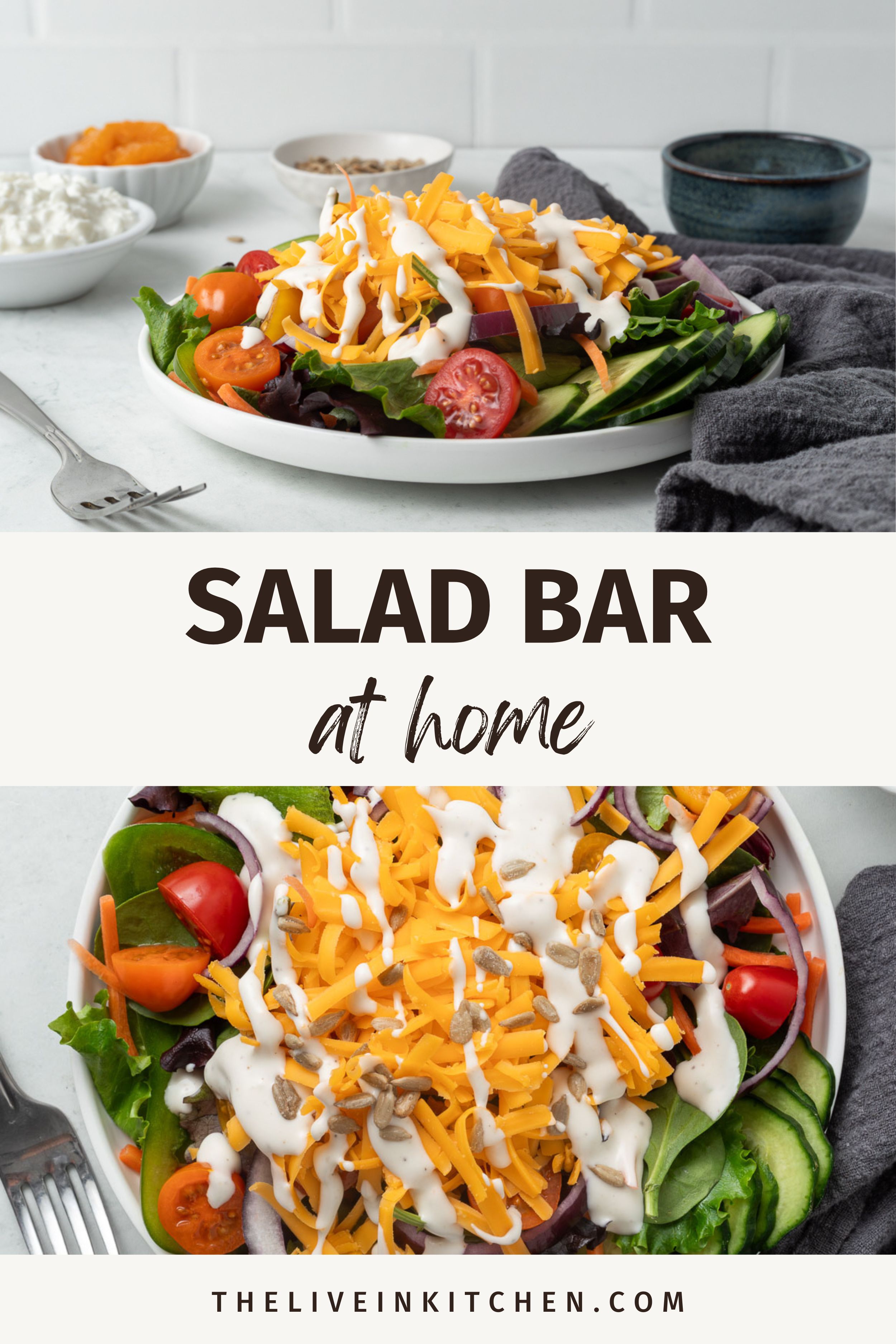 Salad Bar Salad - The Live-In Kitchen